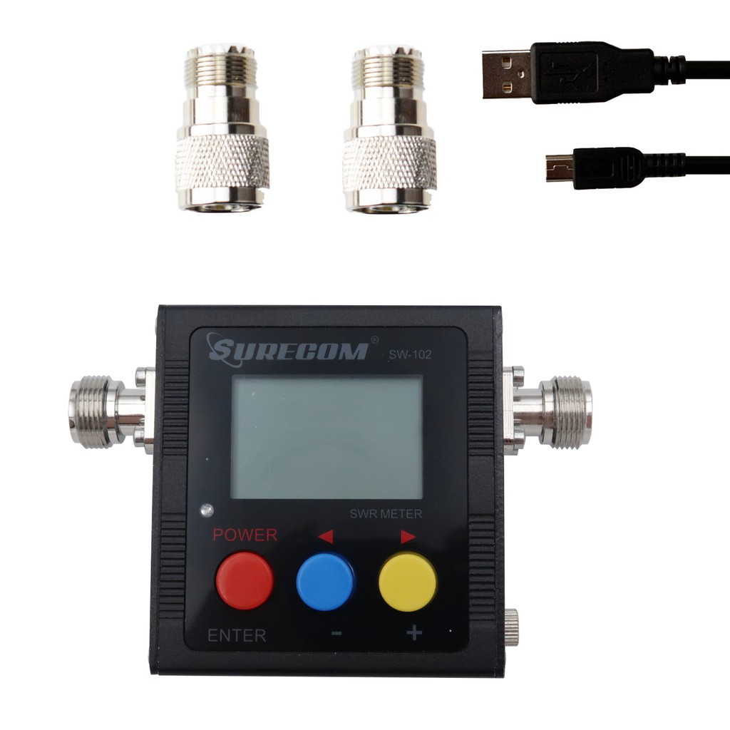 Surecom Sw-102 Digital Vhf / Uhf 125-525mhz Power & Swr Meter (Sw102-Vu ...