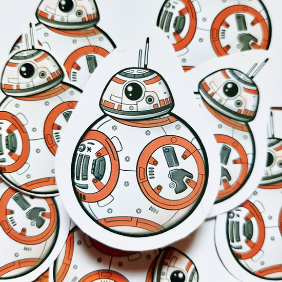 Adesivo BB8 (Star Wars) | Shopee Brasil