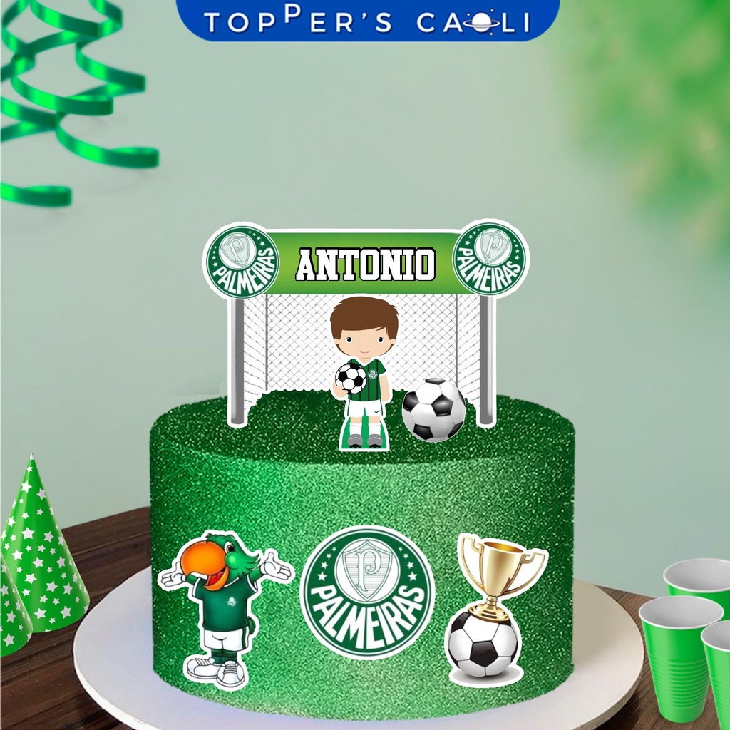 Topo de Bolo Palmeiras (Topper Personalizado) Decoração Festa | Shopee ...