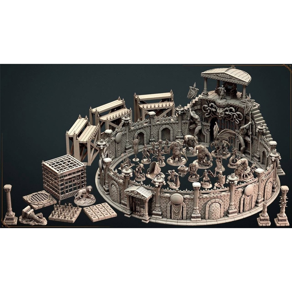 Miniaturas Rpg De Diversos Personagens " The Gladiators" Da Coleção ...