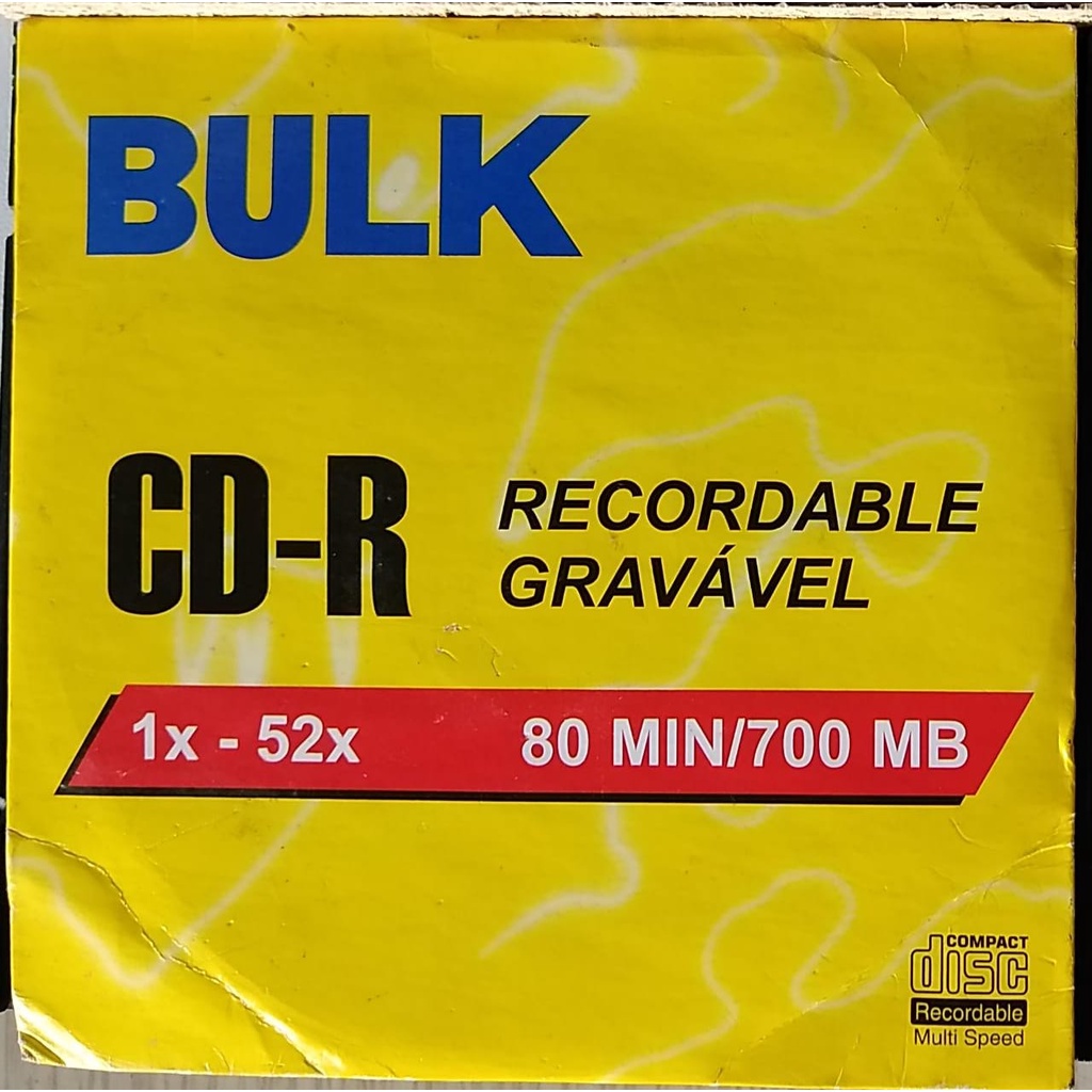 CD-R VIRGEM BULK 1X -52X - 700 MB - 80MIN - LACRADO | Shopee Brasil