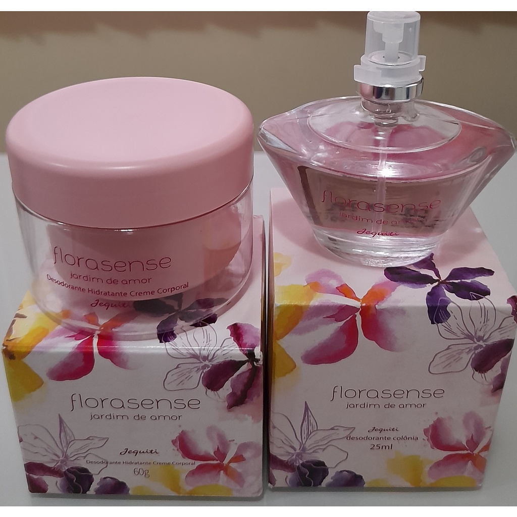 Kit florasense: hidratante + colônia | Shopee Brasil