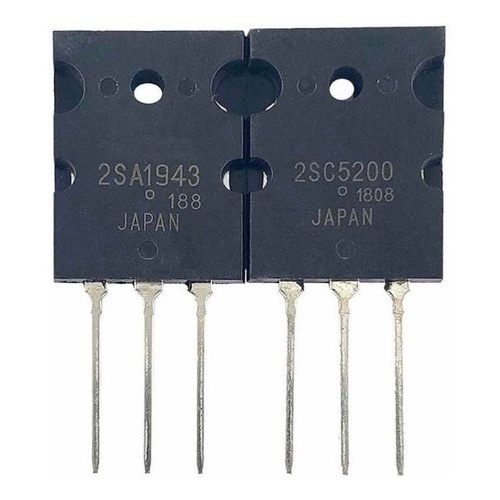 Kit 10 Pares Transistor 2sc5200 / 2sa1943 Toshiba - Original | Shopee Brasil