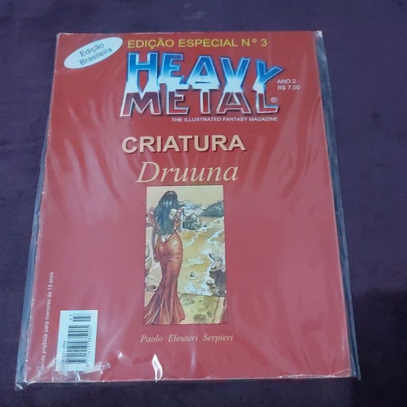 Heavy Metal Especial - n° 03 - Druuna - Criatura ( Heavy Metal ...