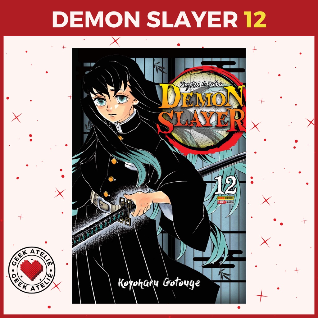 Demon Slayer: Kimetsu no Yaiba - Vol. 12 [Mangá: Panini] | Shopee Brasil