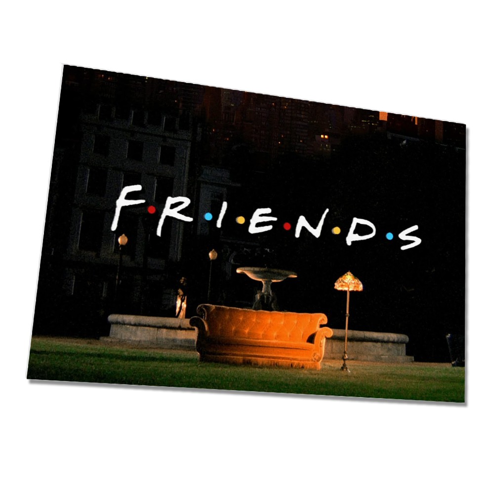 Placa Decorativa H A4 Friends Serie Abertura | Shopee Brasil