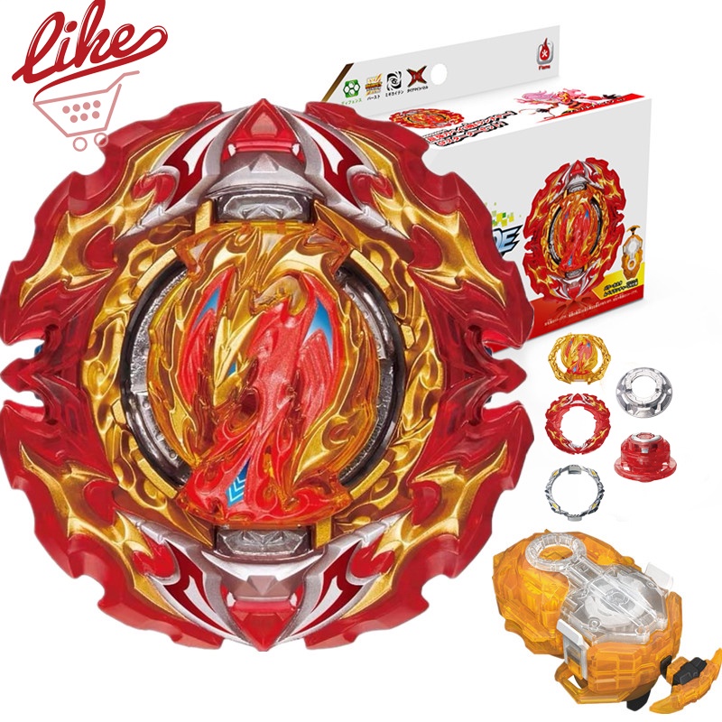 Beyblade Burst B-191 02 Prominence Phoenix DB Batalha De Dinamite Com ...