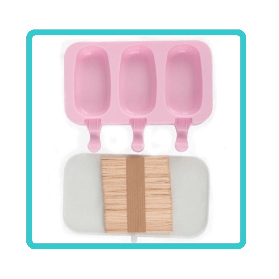 FORMA SORVETE SILICONE PARA PICOLÉ | Shopee Brasil