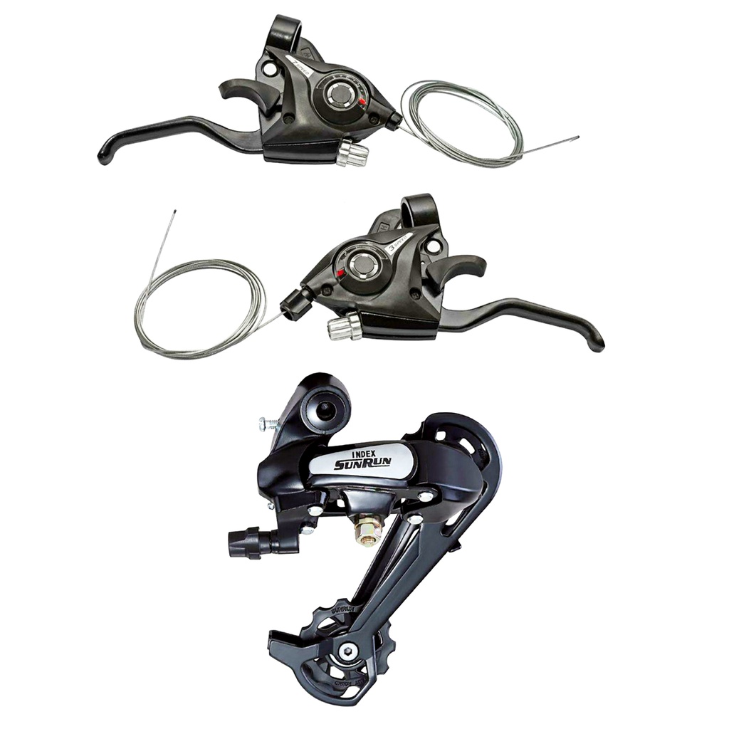 Cambio Traseiro 7v S/Gancheira Alavanca VFire C/Manete 3X7 GTA/Sunrun ...