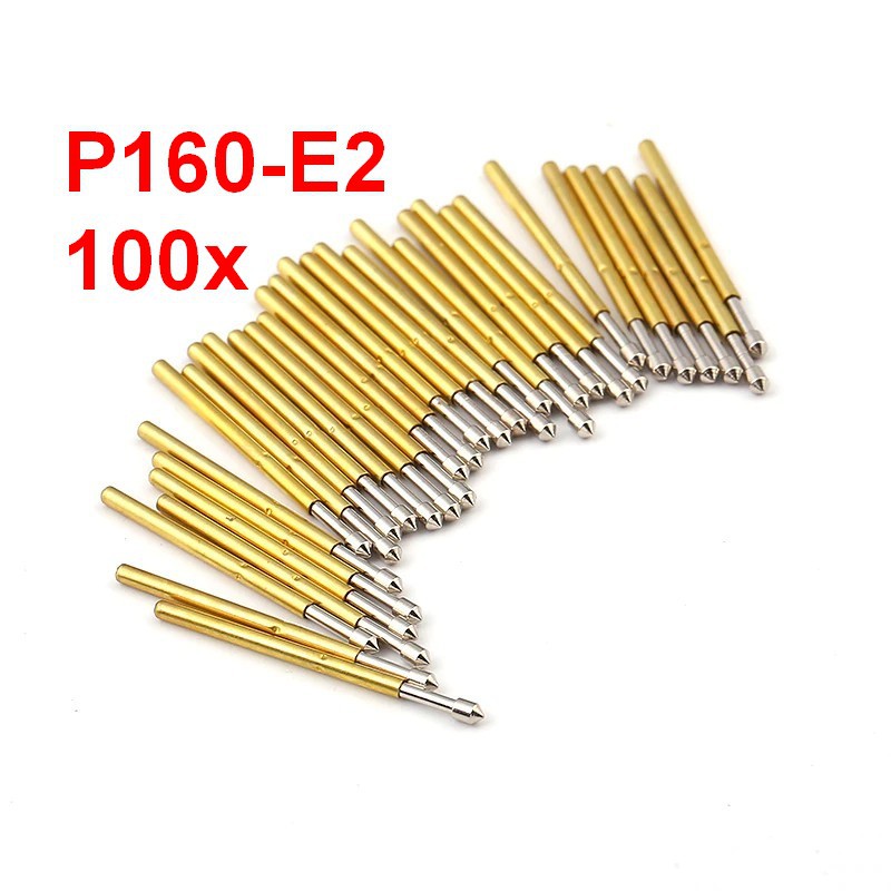 100pc Agulha Teste Pino Mola Pogo Pin P160-E2 Giga Jiga Teste | Shopee ...