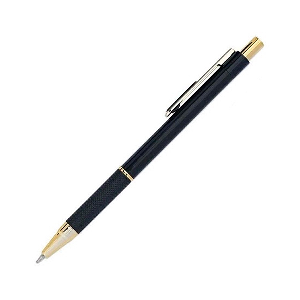 Caneta Esferográfica Retrátil Preta CR 45 Gold 1.0 mm Molin | Shopee Brasil