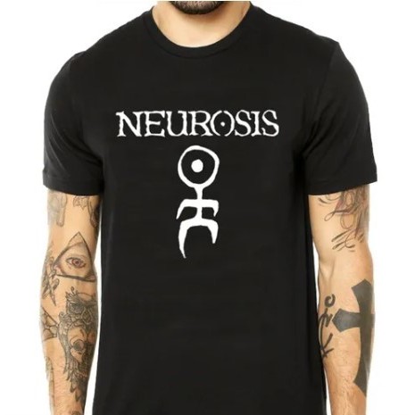 Camiseta Neurosis Logo Banda Rock 100% Algodão Preto (Masculina ...