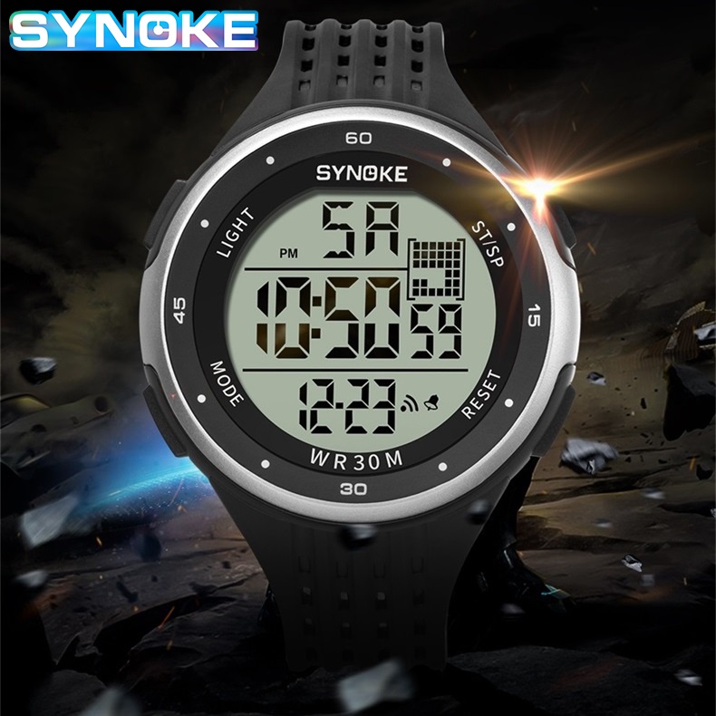 Sinoke Relógio Masculino Multifuncional Esportivo Eletrônico Digital De ...