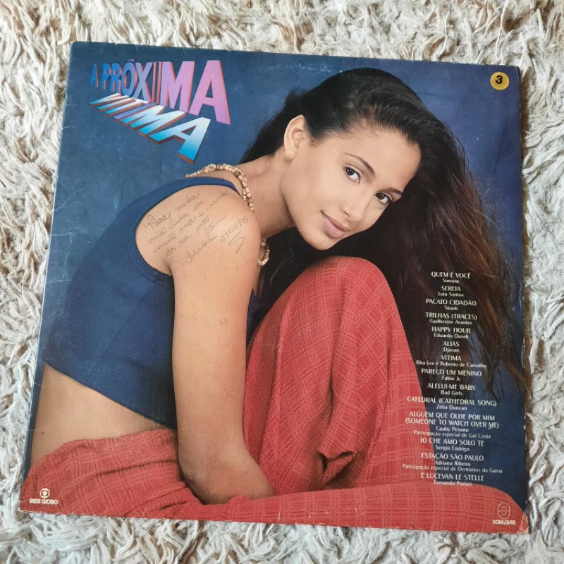 LP/Disco de vinil trilha sonora nacional novela A Próxima Vítima (1995 ...
