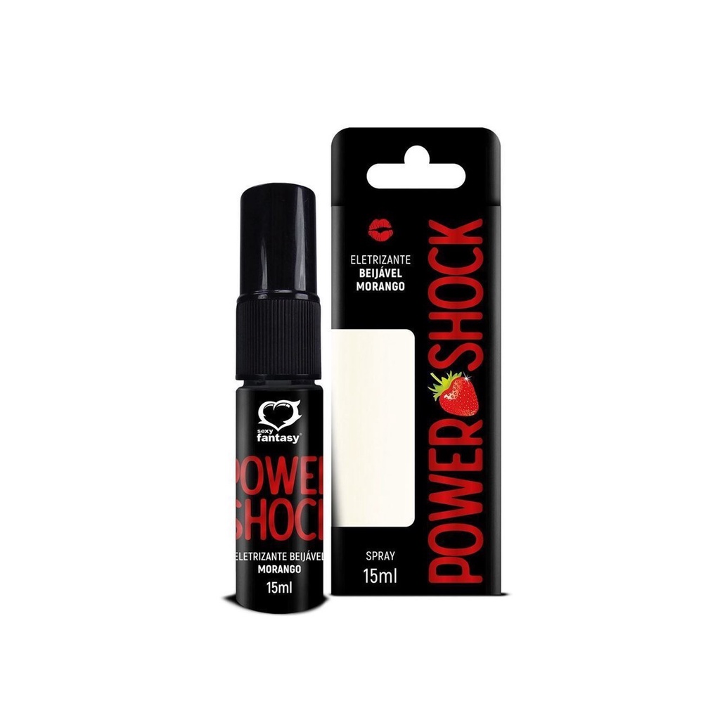 Vibrador líquido beijável Power Shock spray 15 ml | Shopee Brasil