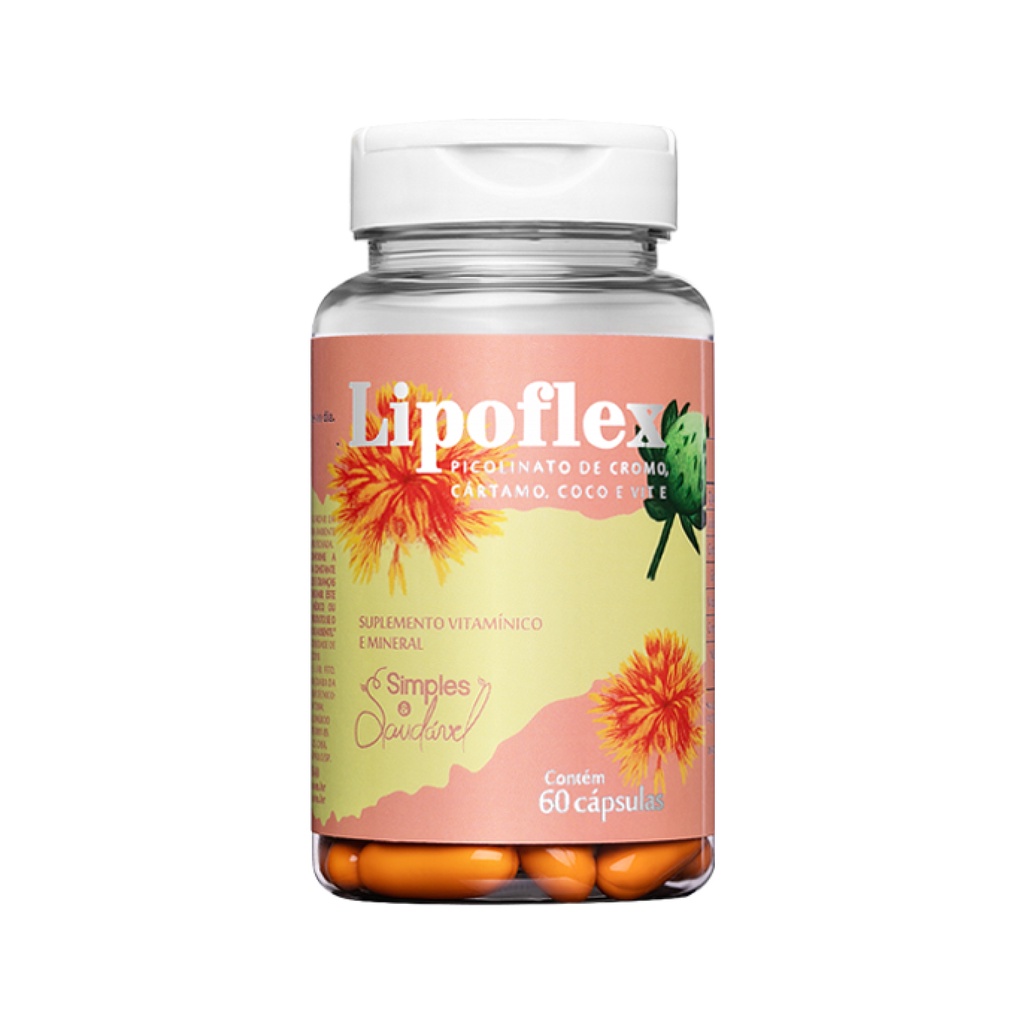 Lipoflex Picolinato de Cromo Óleo de Côco e Óleo de Cártamo | Shopee Brasil