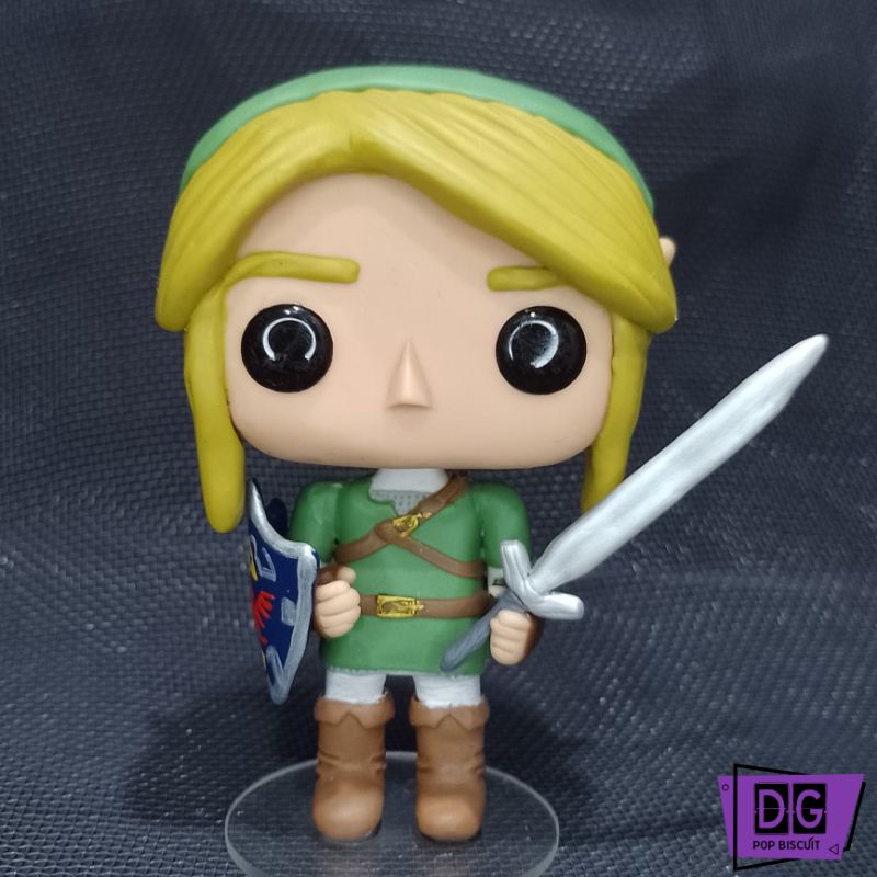 Funko Pop Biscuit - Link (A Lenda de Zelda / The Legend of Zelda ...