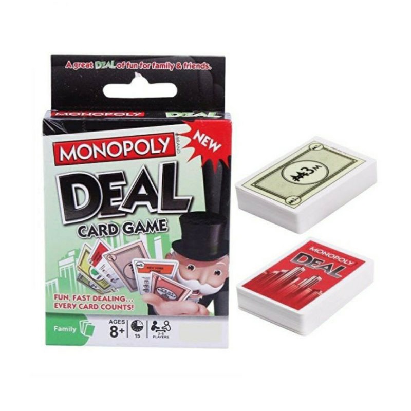 Jogo De Cartas Monopoly Deal Tabuleiro | Shopee Brasil