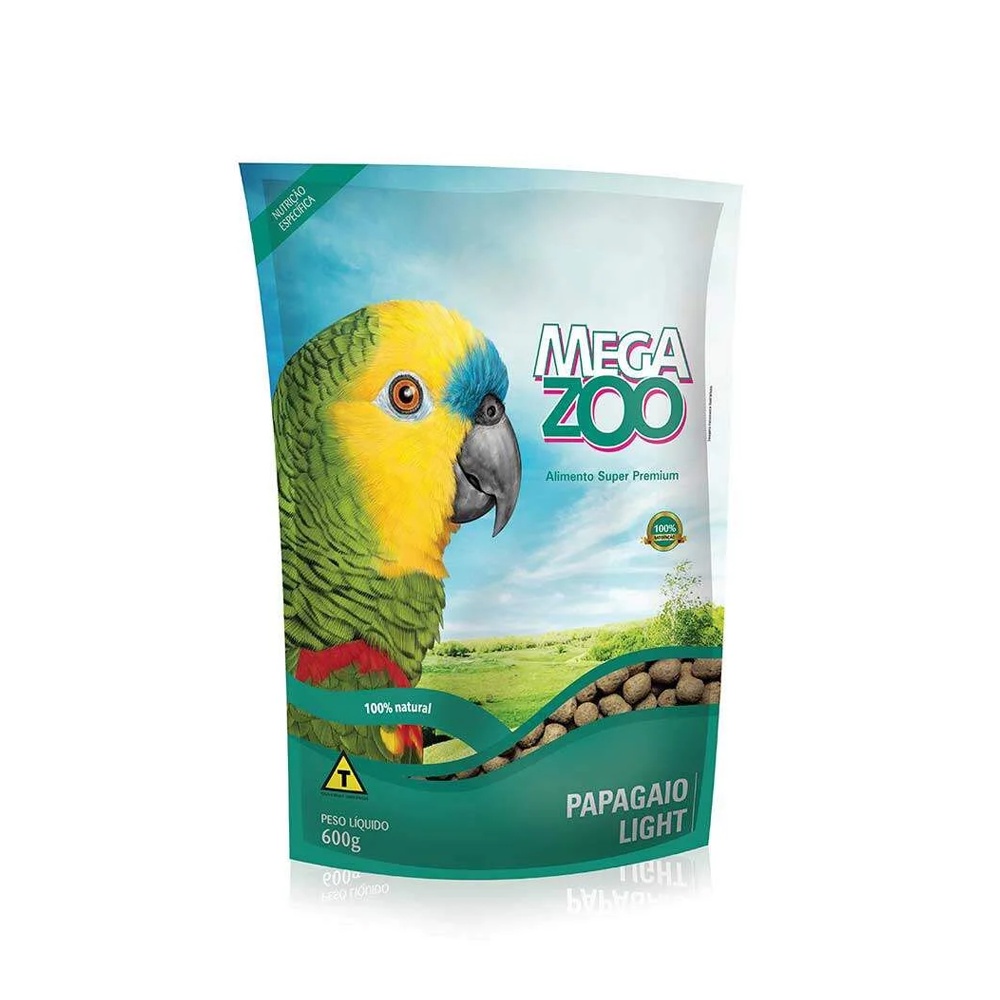 Megazoo - Extrusada Papagaio Light - 600g | Shopee Brasil