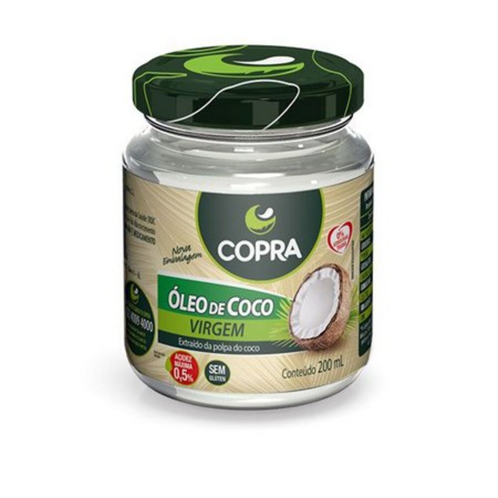 ÓLEO DE COCO VIRGEM COPRA 200 ML | Shopee Brasil