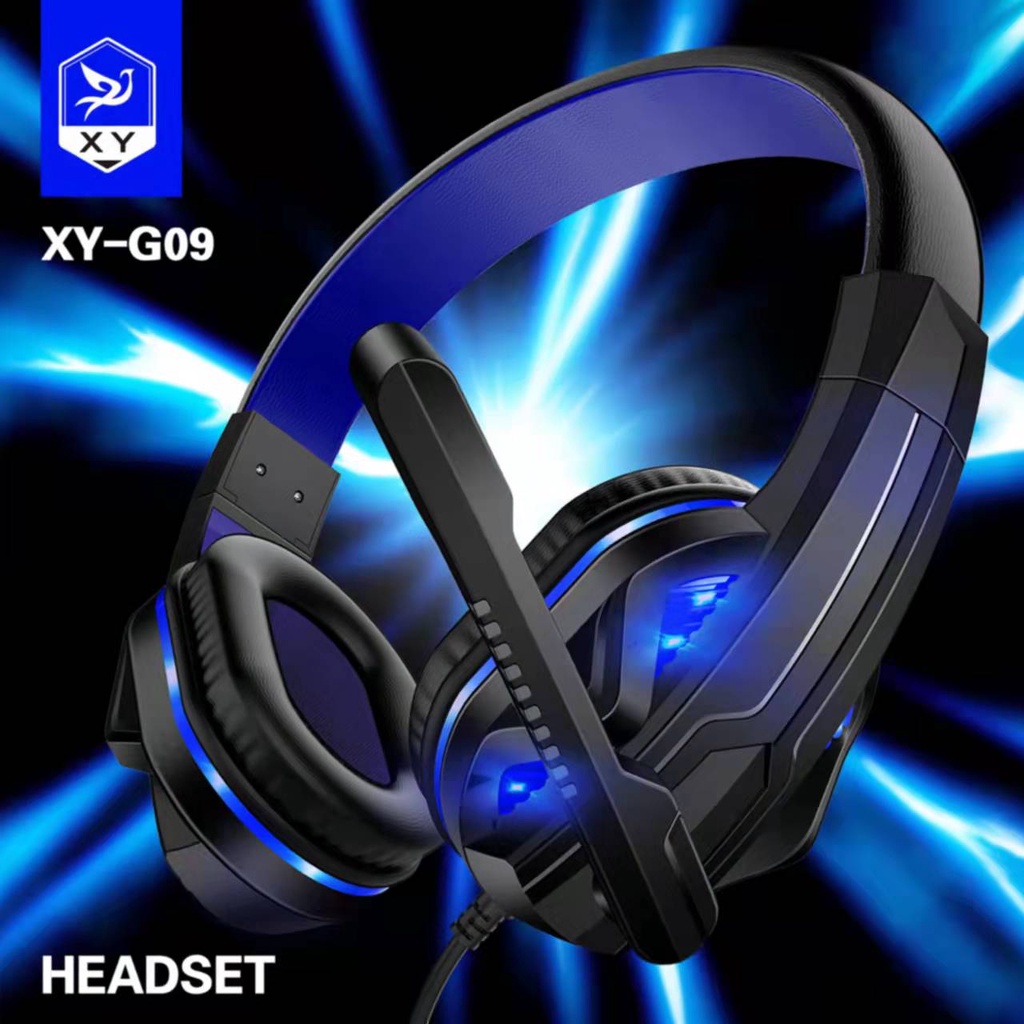 Headset Gamer Xy-g09 Cores Music Sound Stereo Gaming Hearphone | Shopee ...