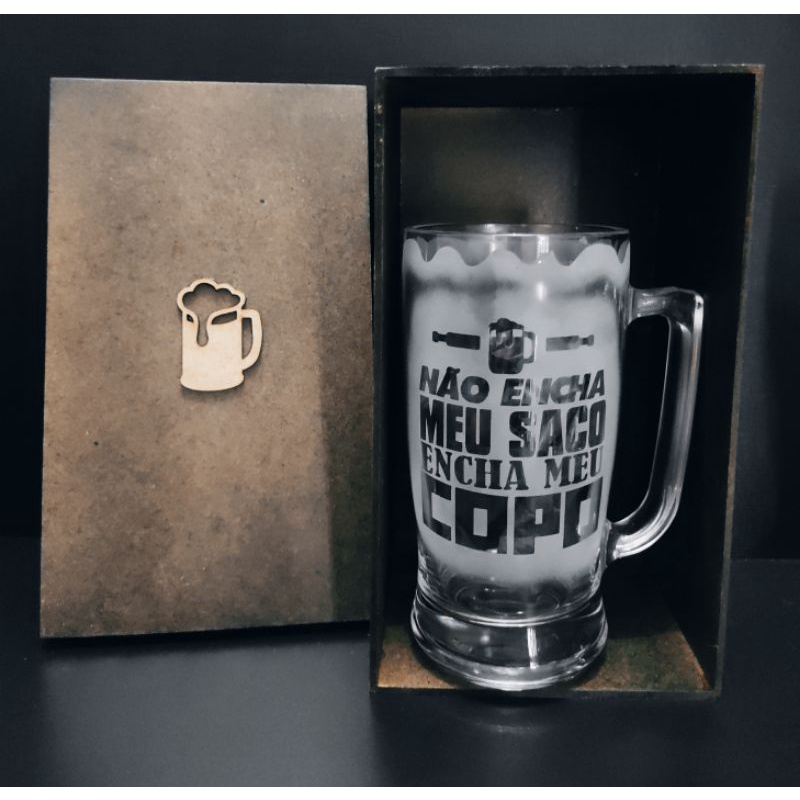 Caneca Chopp 650ml Personalizada | Shopee Brasil