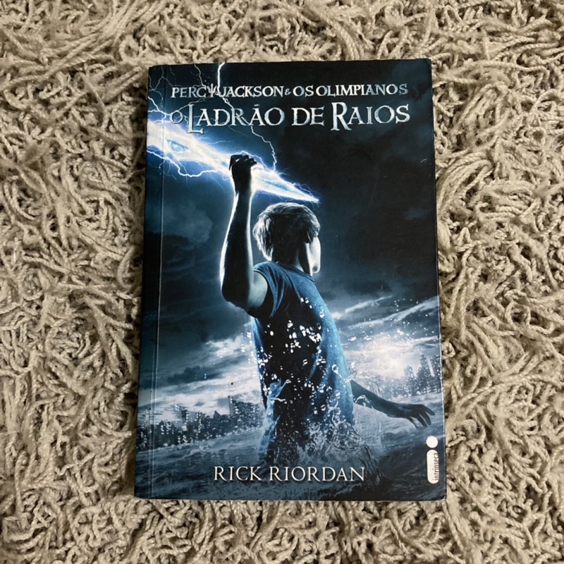 Livro Percy Jackson E Os Olimpianos O Ladrão De Raios Shopee Brasil