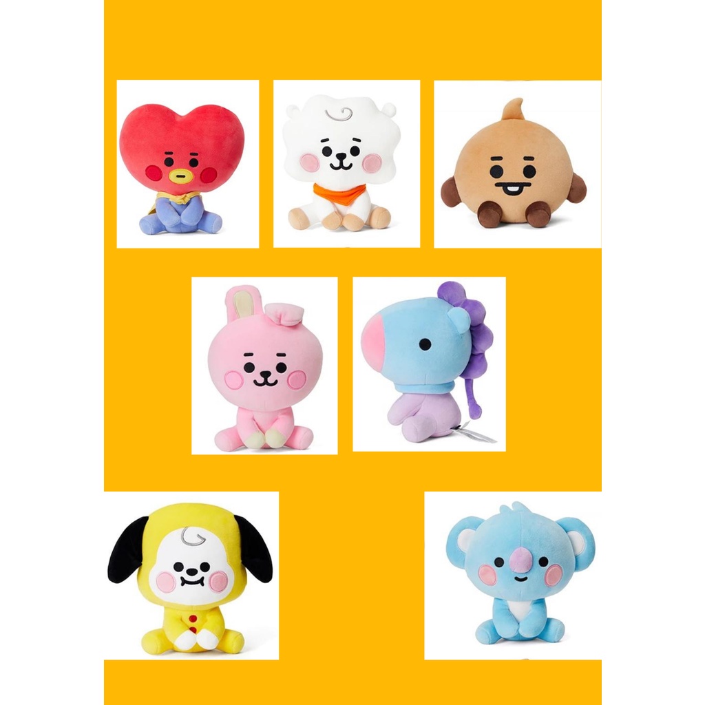 PROMOÇÃO Kit com 7 Lindos BTS Versão Animais | Shopee Brasil