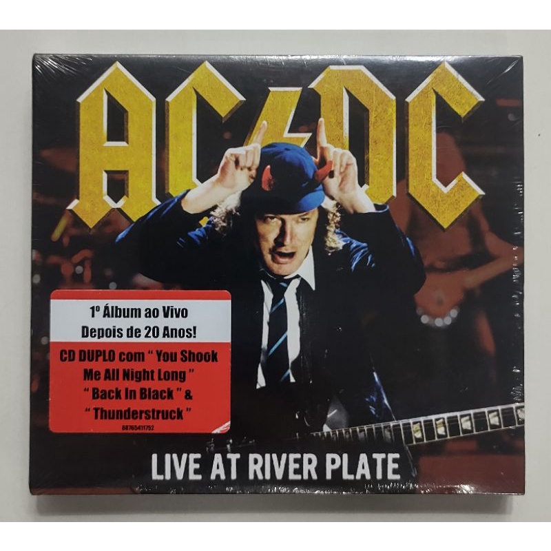 CD DUPLO - AC DC - ( LIVE AT RIVER PLATE ) | Shopee Brasil