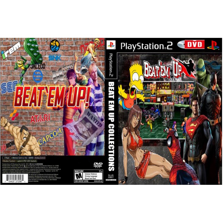 Beat Em UP Collections - Playstation 2 - Escorrega o Preço