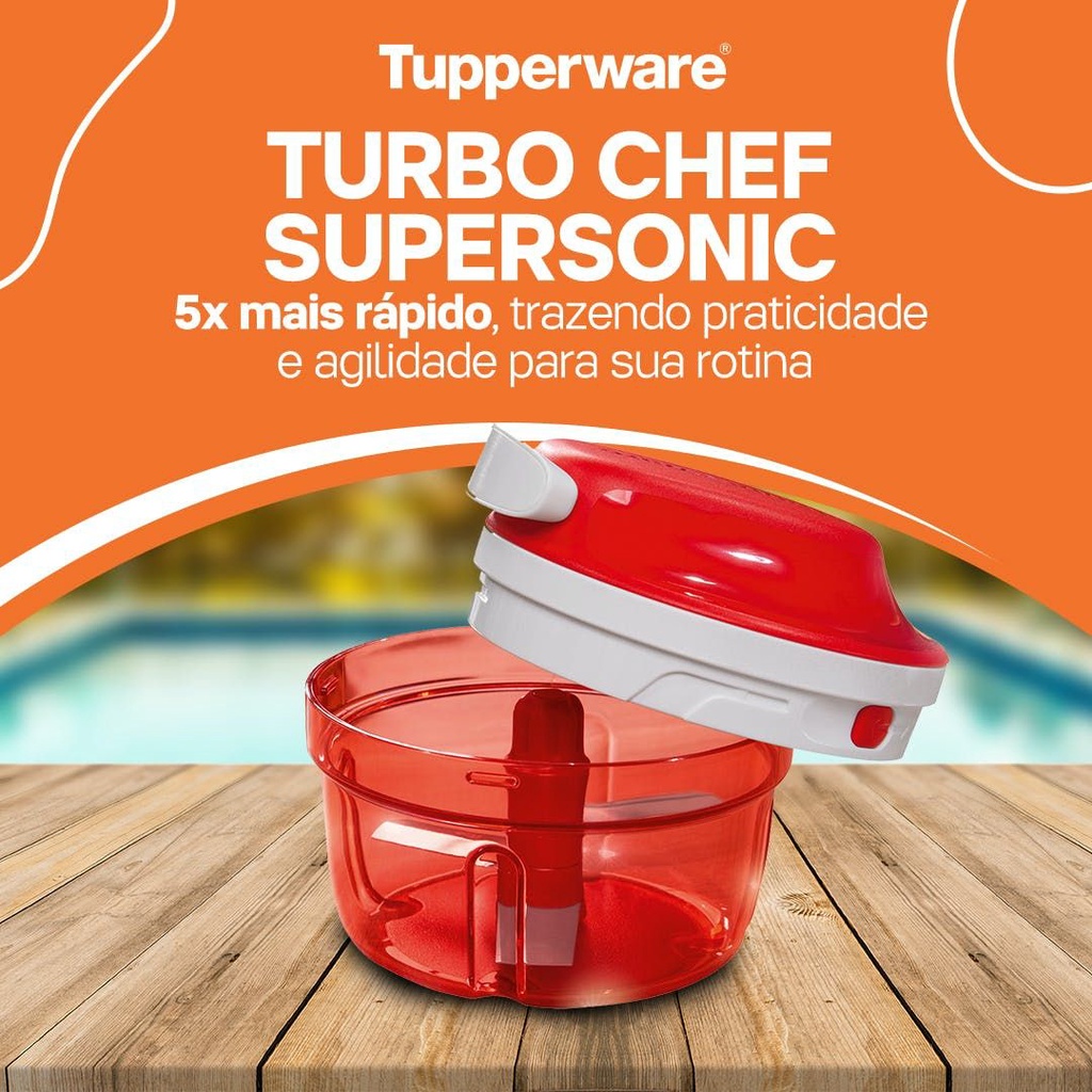 Tupperware Turbo Chef Supersonic 300ml | Shopee Brasil