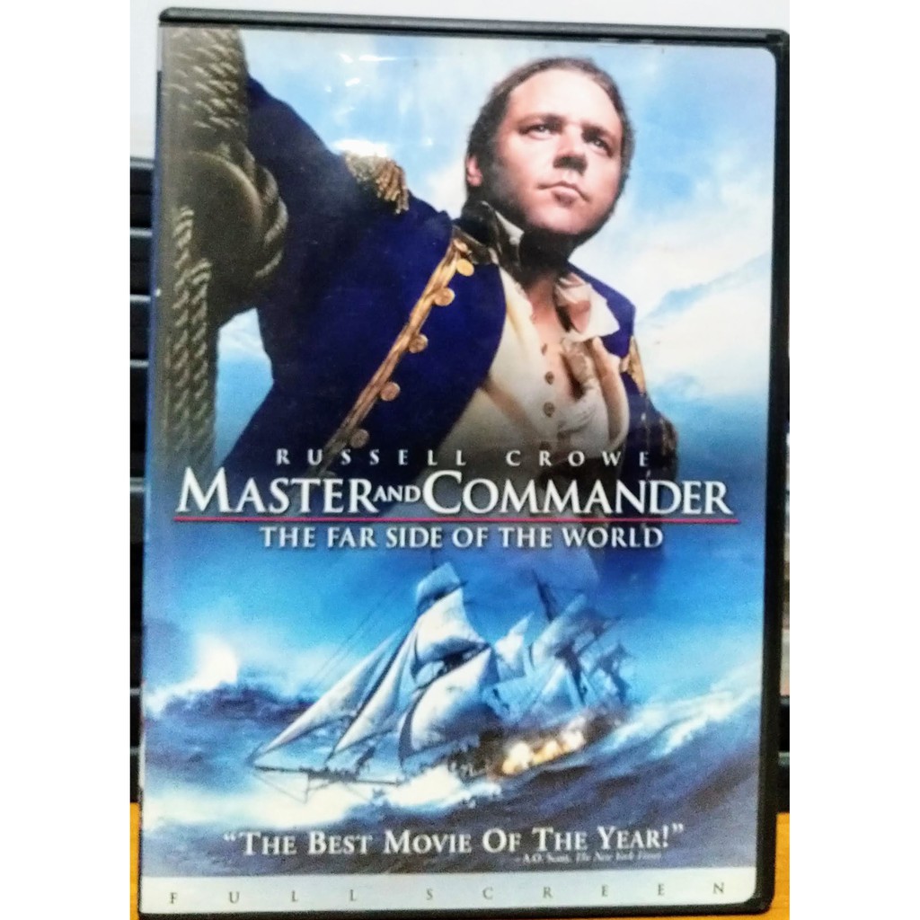 DVD Original Importado Master And Commander - Russel Crowe | Shopee Brasil