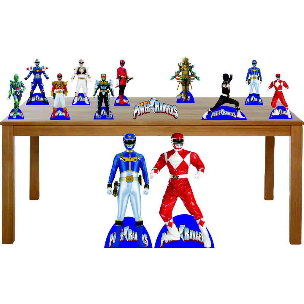 Kit Totens Display POWER RANGERS / Display para chão e mesa - Escorrega ...