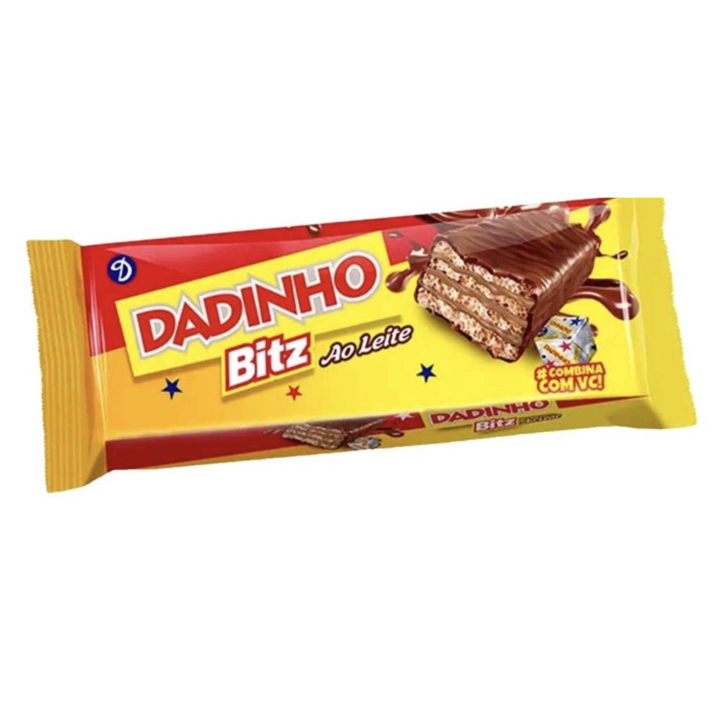 Dadinho Bitz Wafer ao Leite 105g - Dizioli | Shopee Brasil