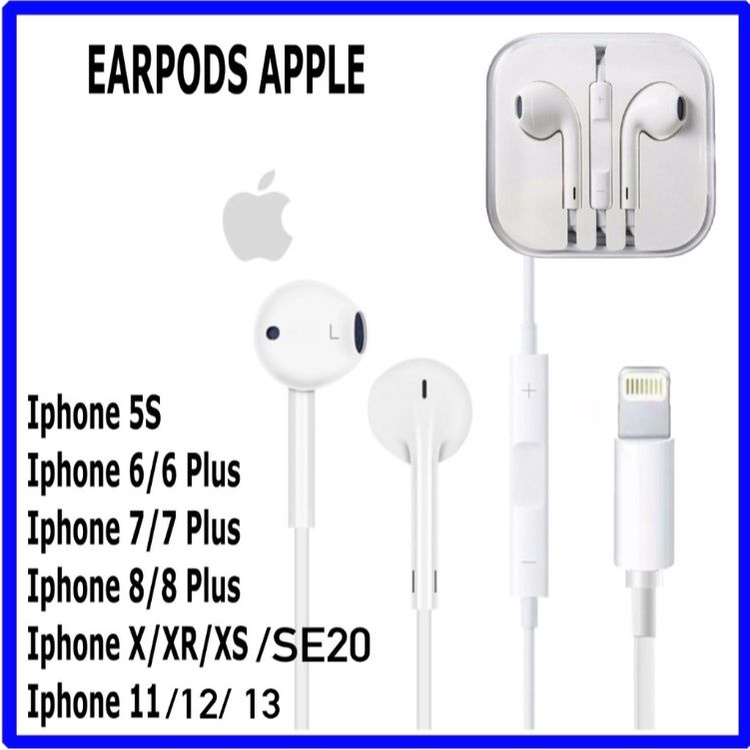 Fone iPhone Com Fio Lightning P/ Todos os iPhones | Shopee Brasil