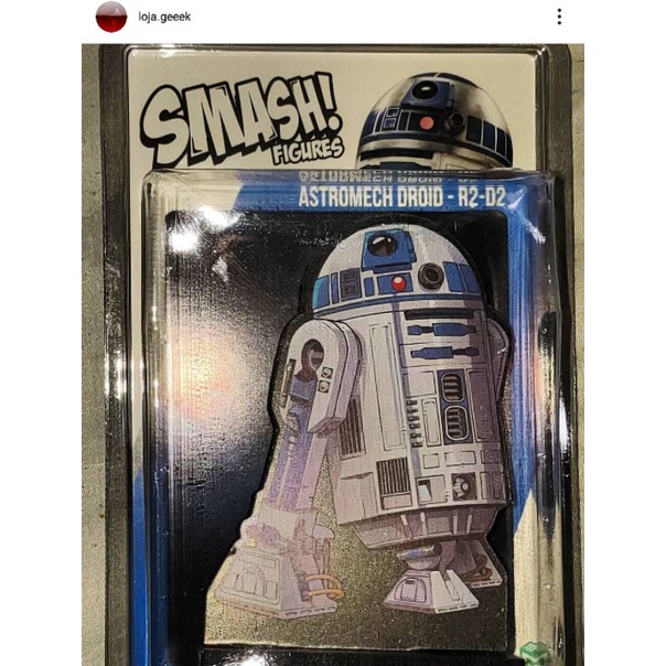Miniatura Smash - Star Wars Astromech Droid R2 D2 | Shopee Brasil