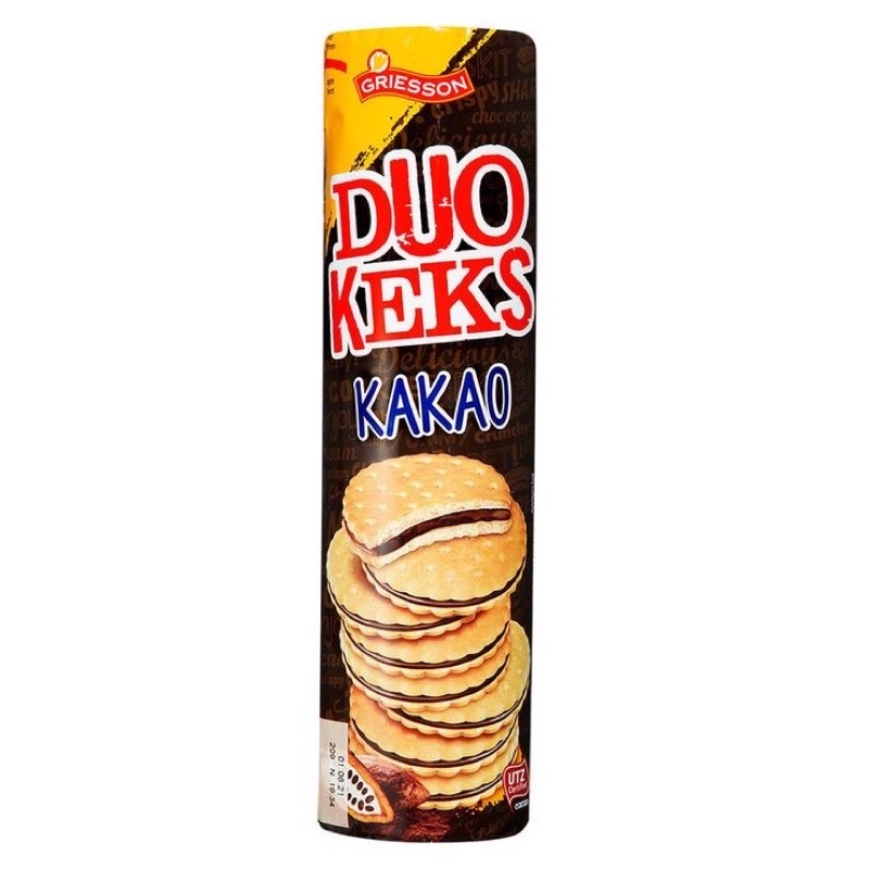 Biscoito De Chocolate Duo Keks Kakao Griesson Pacote 500g ALEMANHA ...