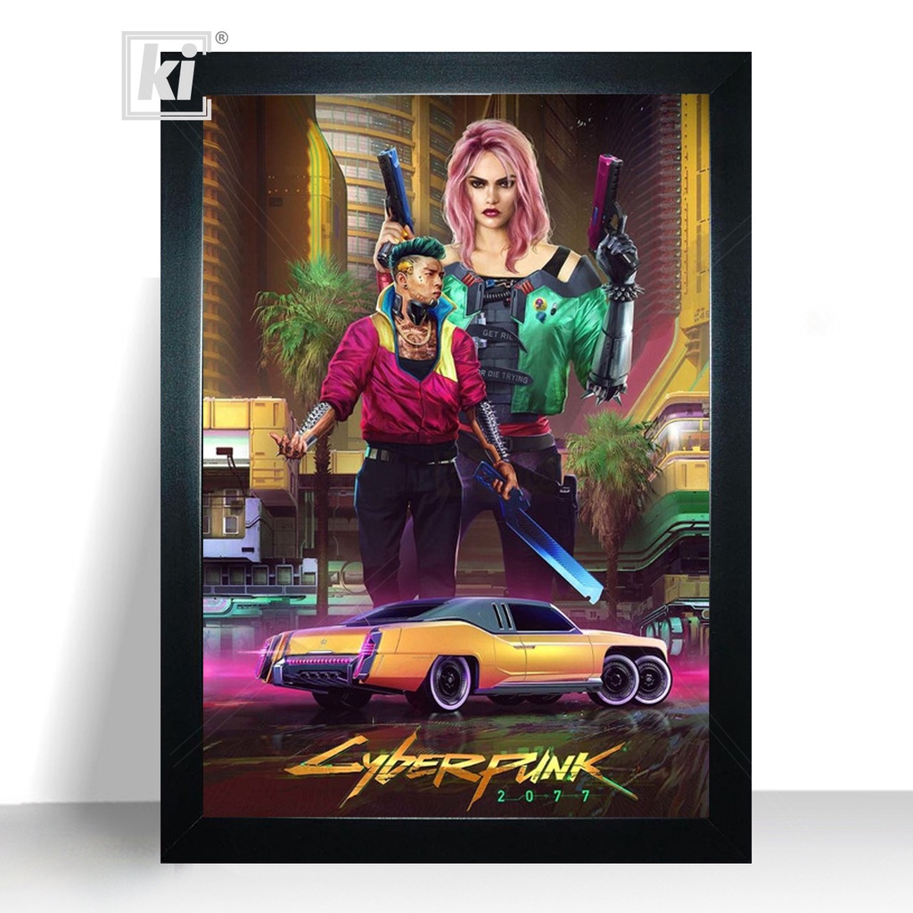 Quadro Cyberpunk 2077 Style Over Substance 44cm | Shopee Brasil