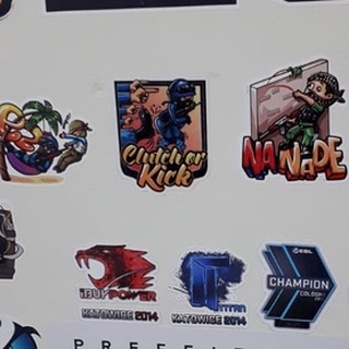 CS GO Kit Com 36 Adesivos - Stickers - Figurinhas - Counter-Strike ...