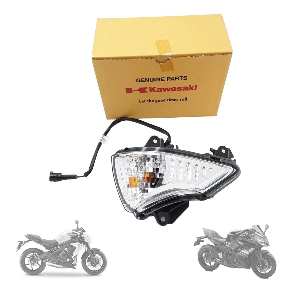 Pisca Seta Dianteira Esquerdo Original Er-6n Ninja 650 | Shopee Brasil