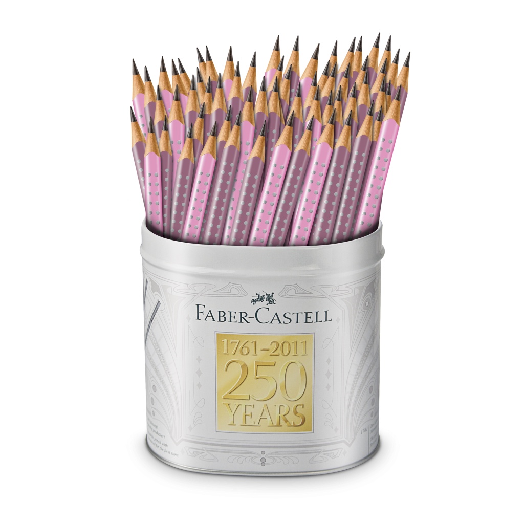 Lápis Grafite Ecolápis Grafite Faber-Castell Grip Rosa e Roxo Faber ...