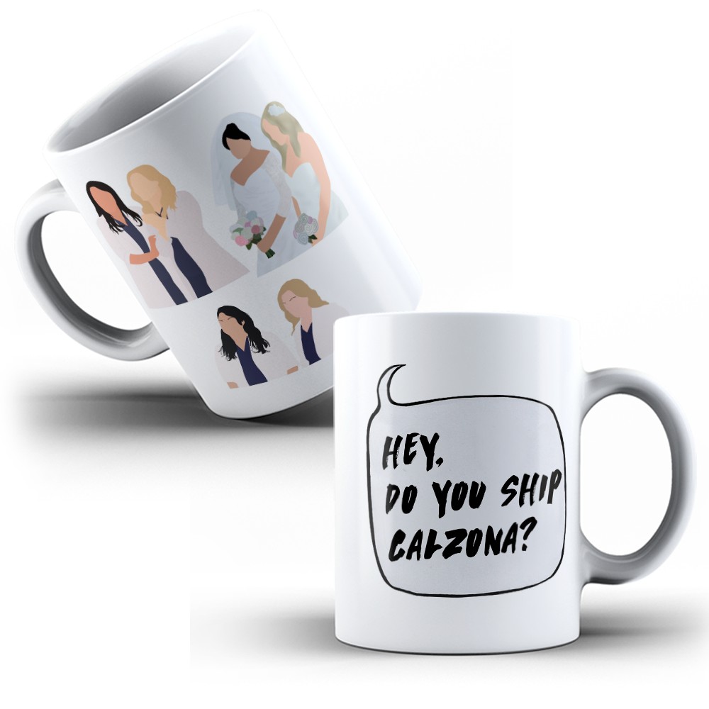 Caneca Greys Anatomy Calzona Shopee Brasil