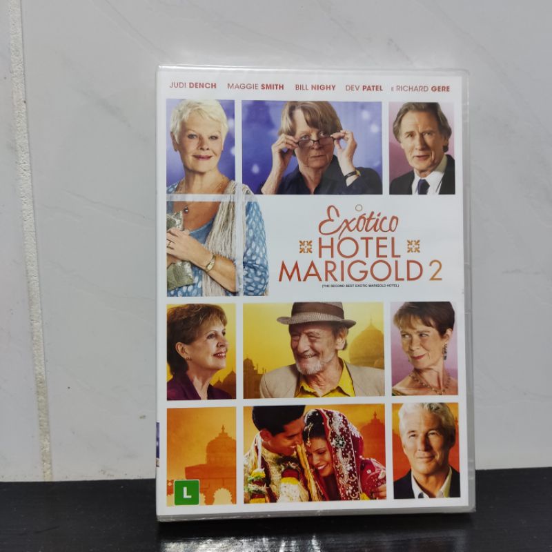DVD O Exótico Hotel Marigold 2 - Dublado - Original - Lacrado | Shopee Brasil