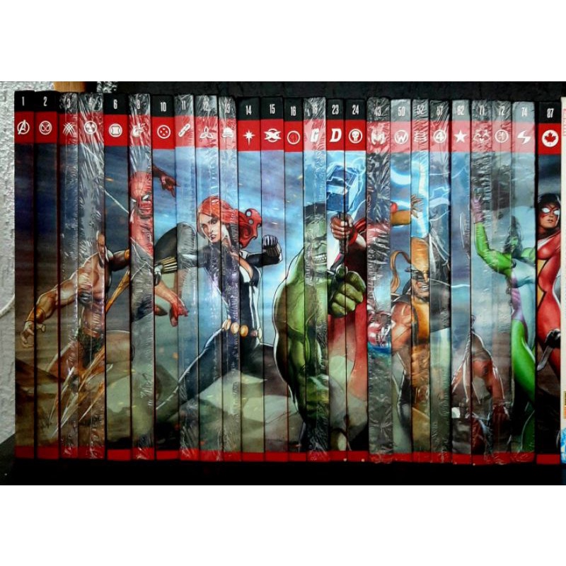 Os Heróis Mais Poderosos da Marvel (Salvat Vermelha - Capa dura) Parte 1 | Shopee Brasil