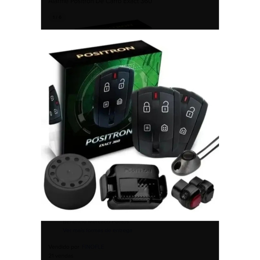 alarme positron exact automotivo universal | Shopee Brasil