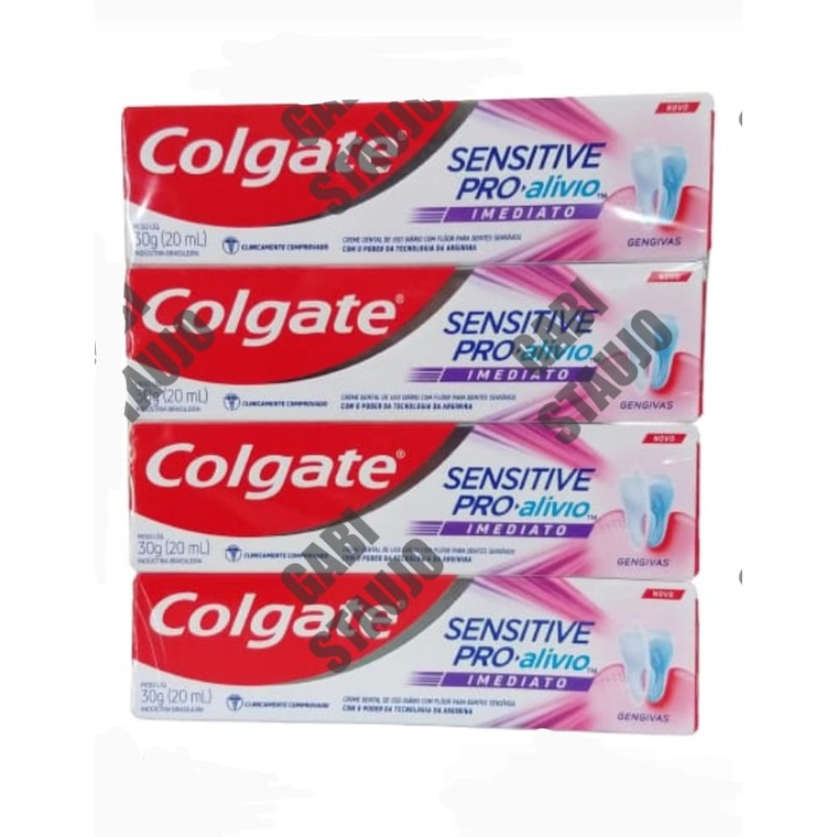 Kit c/12 unidades Creme Dental Colgate Sensitive Pro Alívio Imediato ...