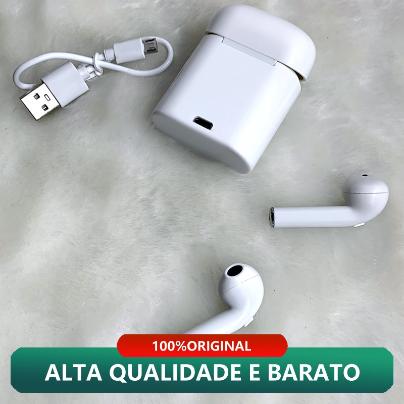 Fone De Ouvido Sem Fio i7 Mini Bluetooth 5.0 In-Ear/estéreo | Shopee Brasil