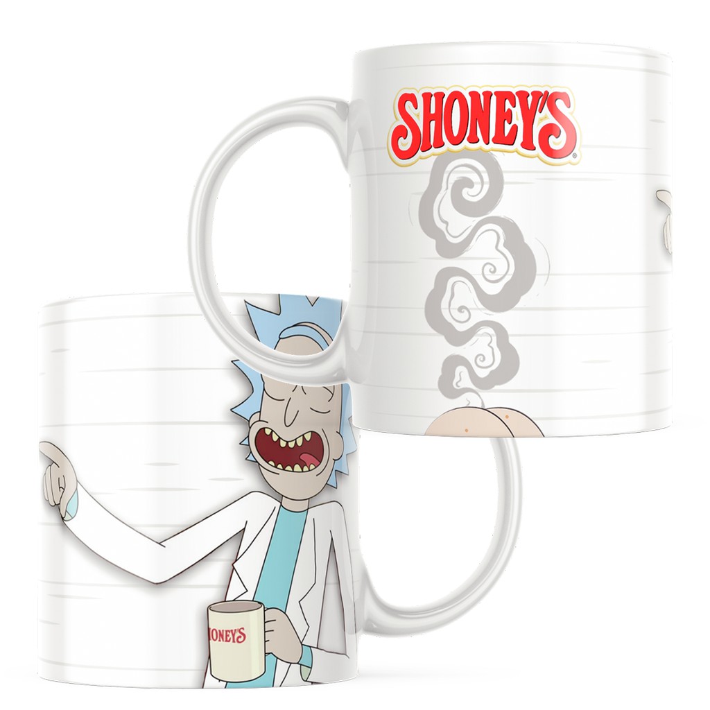 Caneca Rick and Morty "Shoney's" | Shopee Brasil