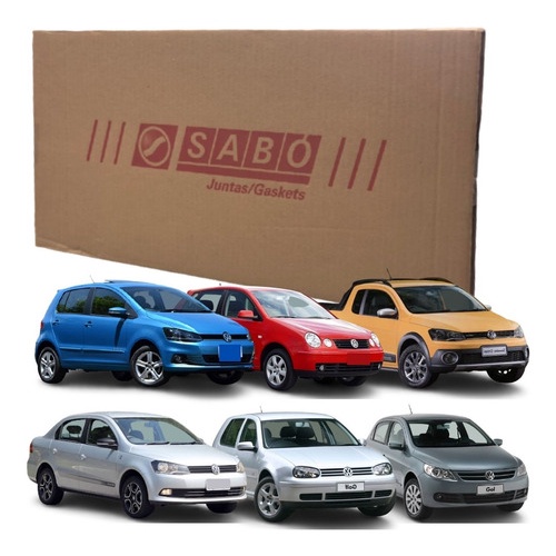 Jogo De Juntas Motor Sabó Fox Gol Saveiro G5 G6 1.6 8v Ea111 | Shopee ...