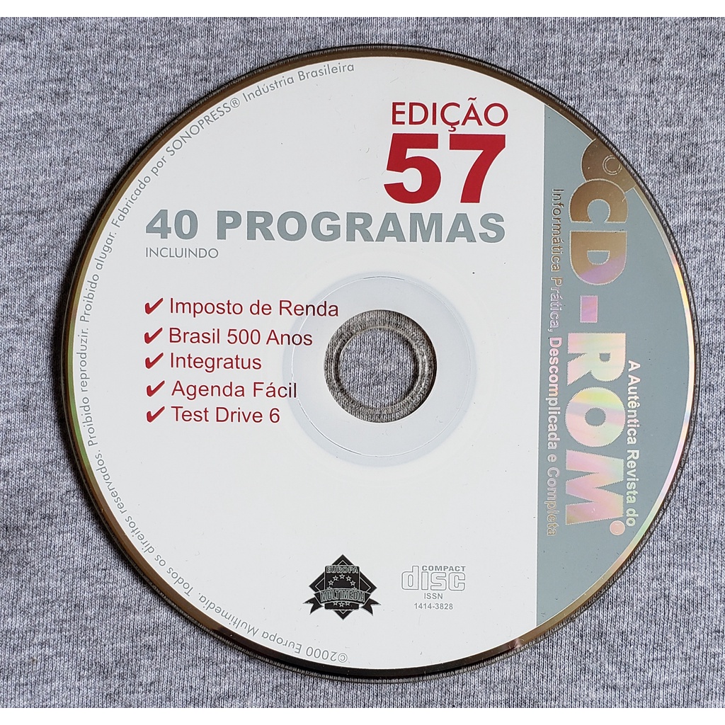 Revista Do Cd-Rom - Pc | Shopee Brasil
